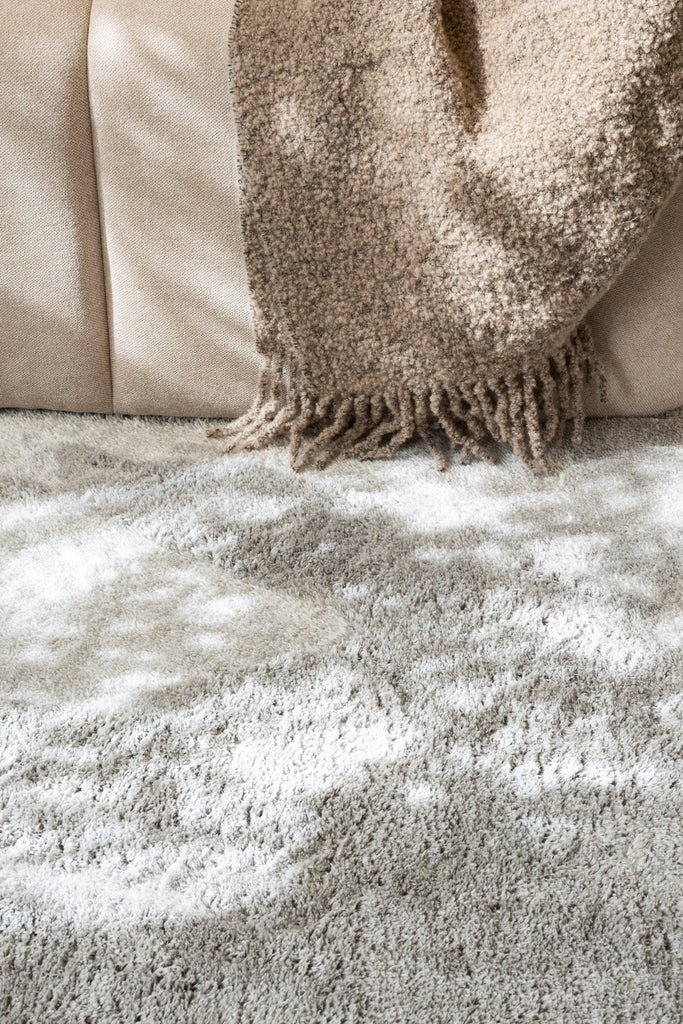 Cozy Silver | Rund Ryamatta - Fri frakt– Mattfabriken