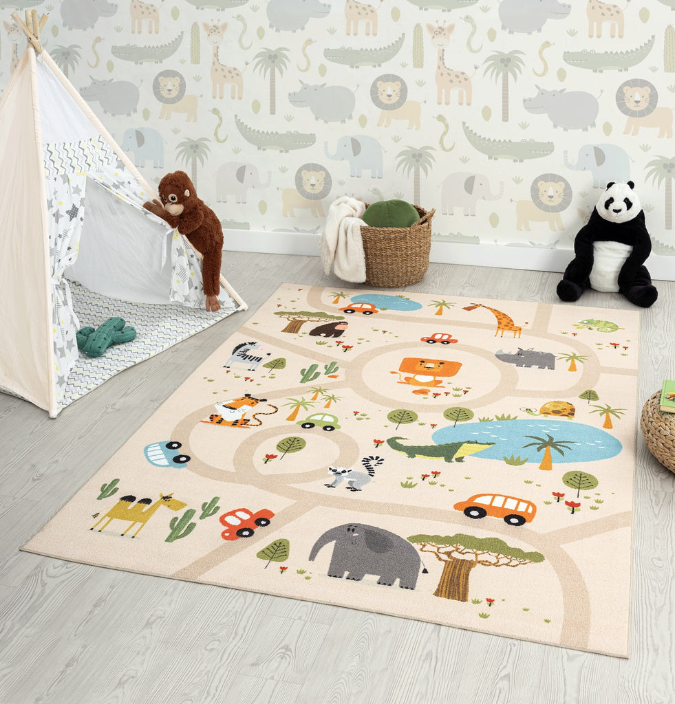 Play Animals Linne - Barnmatta– Mattfabriken