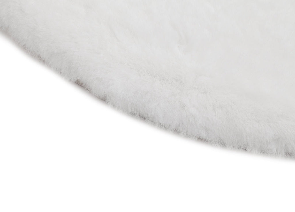 Heaven Vit | Rund Ryamatta - Fri frakt– Mattfabriken